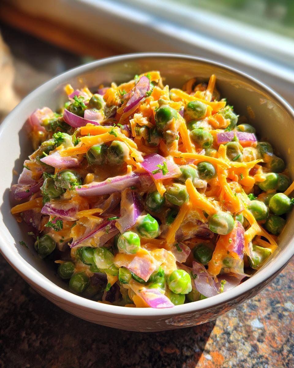 Secret 250-Calorie BBQ Pea Salad Shocks Palates - ferecipe