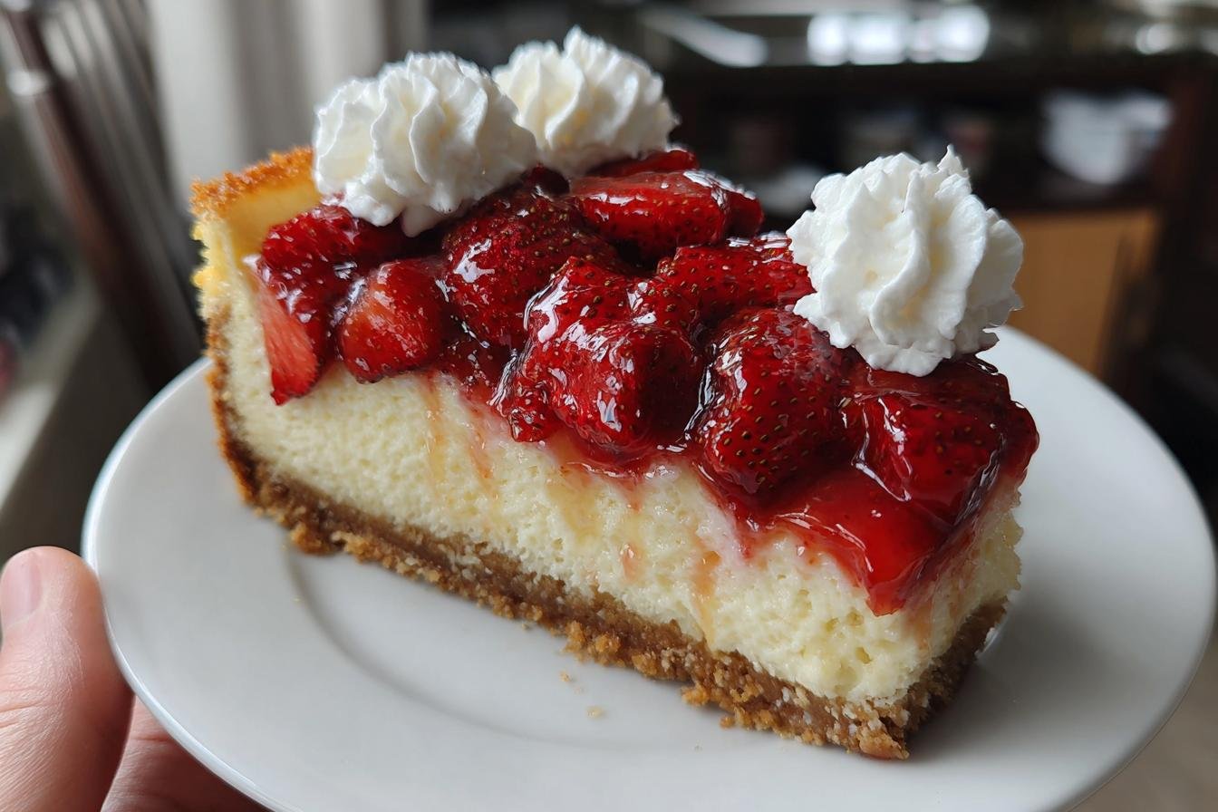 Amazing Strawberry Shortcake Cheesecake: 3 Blocks - ferecipe