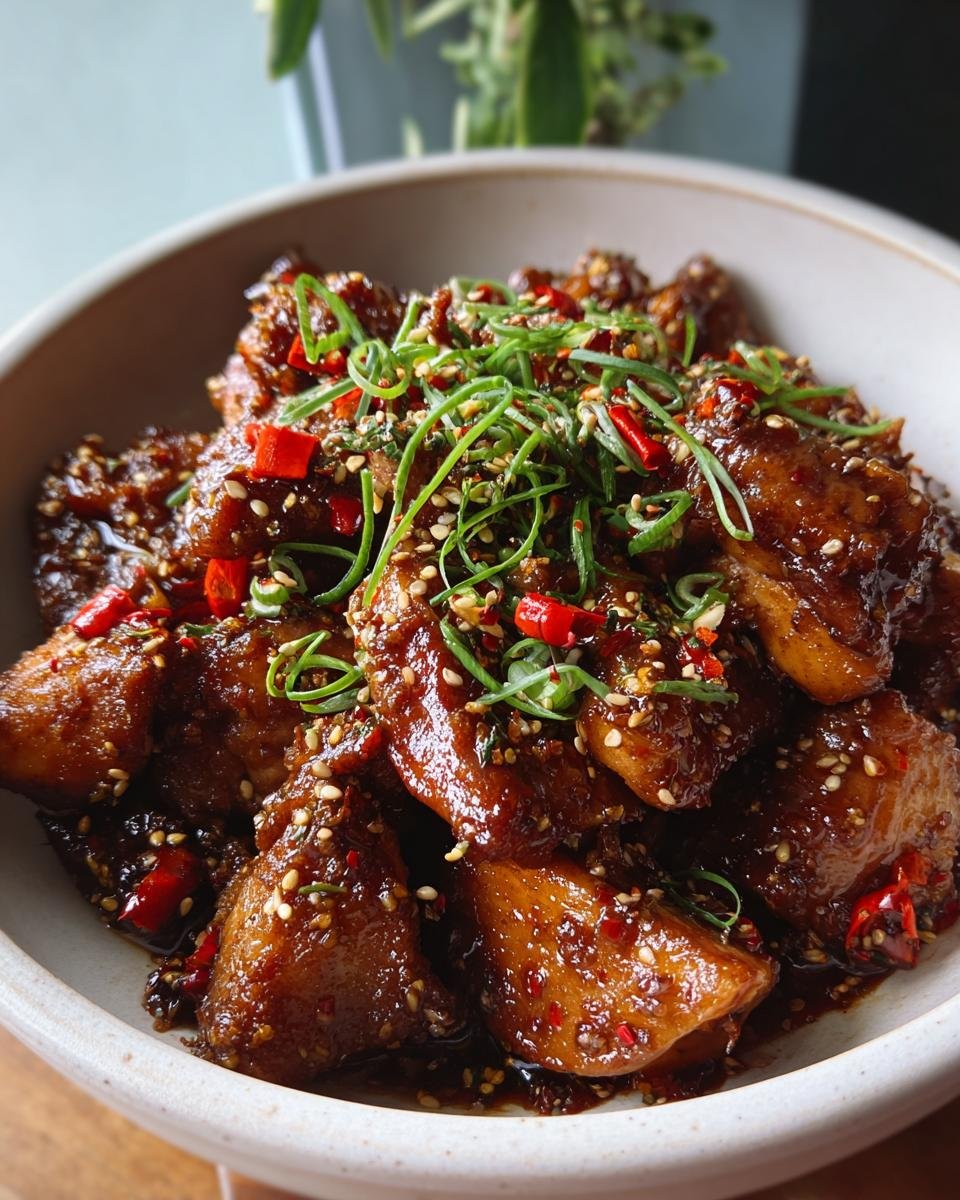 Tempting Sweet and Spicy Chicken Adobo Recipe - ferecipe